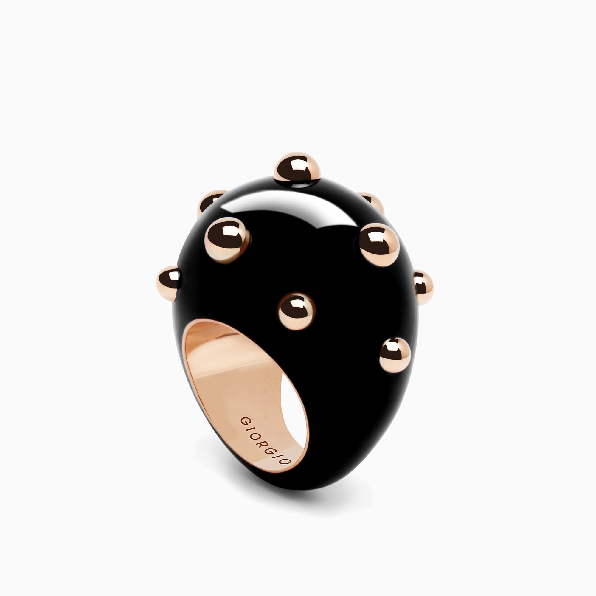 Goccia Ring Black